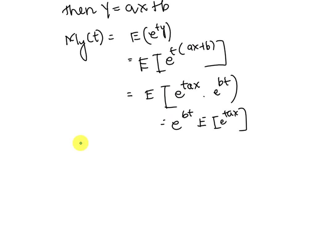 Solved Suppose The Moment Generating Function Of The Random Variable X Is Mxt For Any 8619