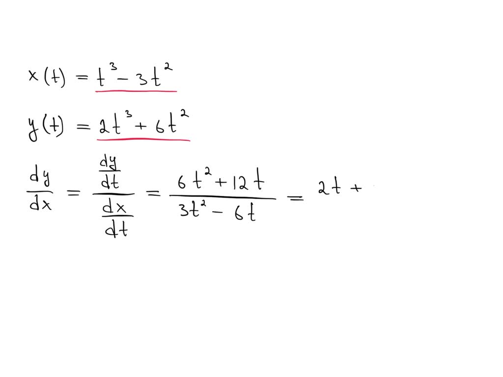 SOLVED: For the given parametric equation y = t^2, t âˆˆ [0,3] (6pts) Find an equivalent ...