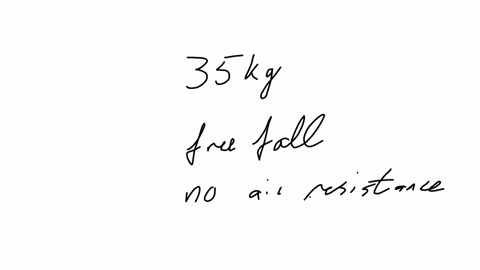 an object of mass 30 kg is falling in air and experiences a force due ...