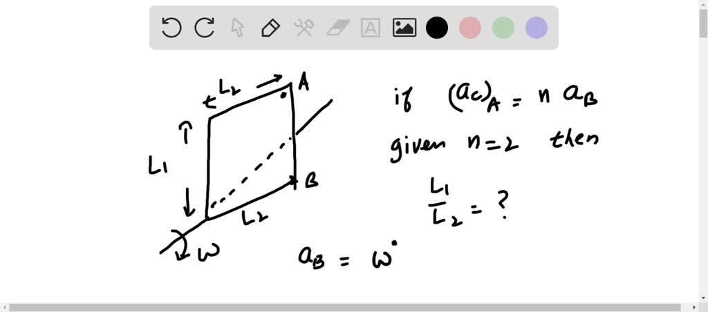 SOLVED: Rectangular plate is rotating with constant angular speed about an axis that passes ...