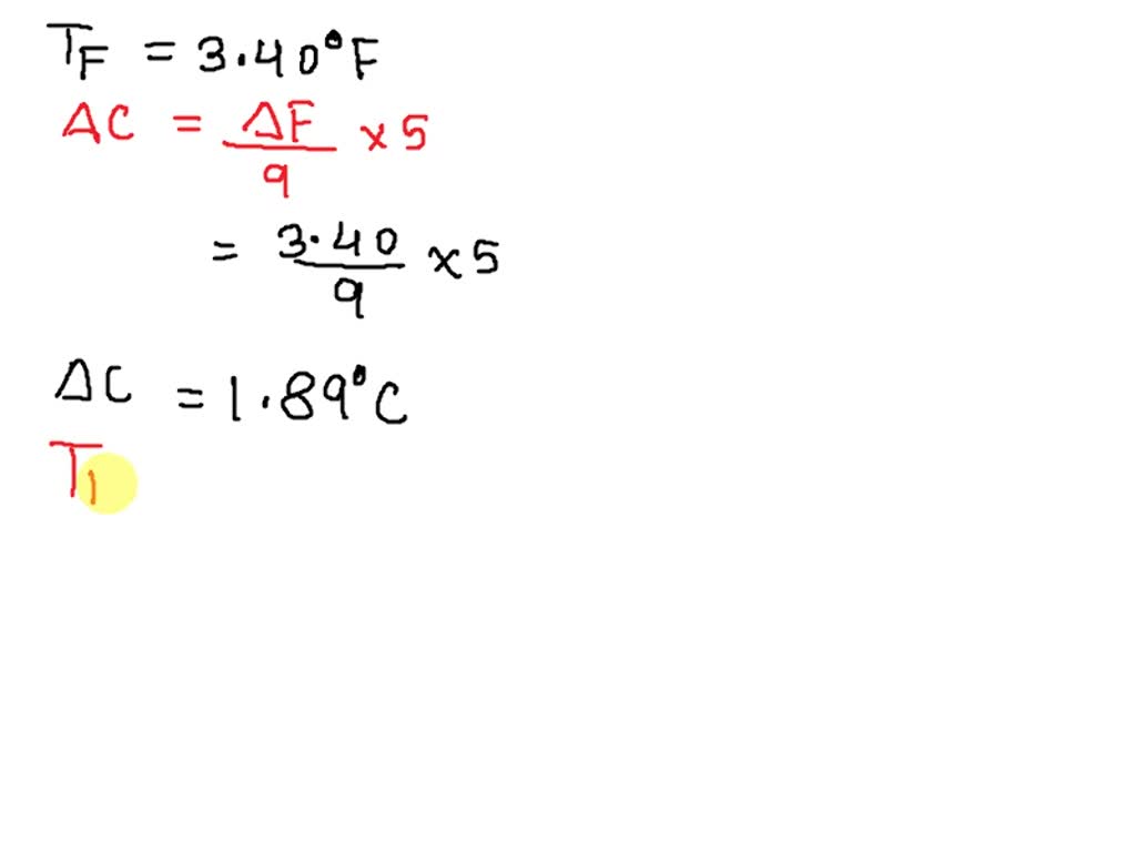 SOLVED: A person's body temperature is 3.40Â°F above normal. How many ...