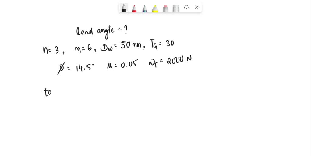Problem 2 (30 Marks) A triple-threaded worm has teeth of 6 mm module ...