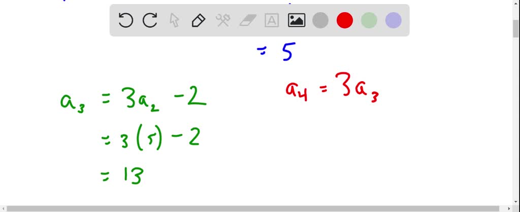 Solved A Sequence Is Defined Recursively By The Given Formulas Find The First Five Terms Of