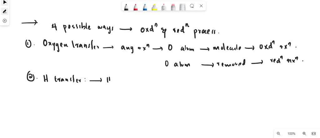 SOLVED: List four possible ways of defining or describing an oxidation ... SOLVED: List four possible ways of defining or describing an oxidation ...