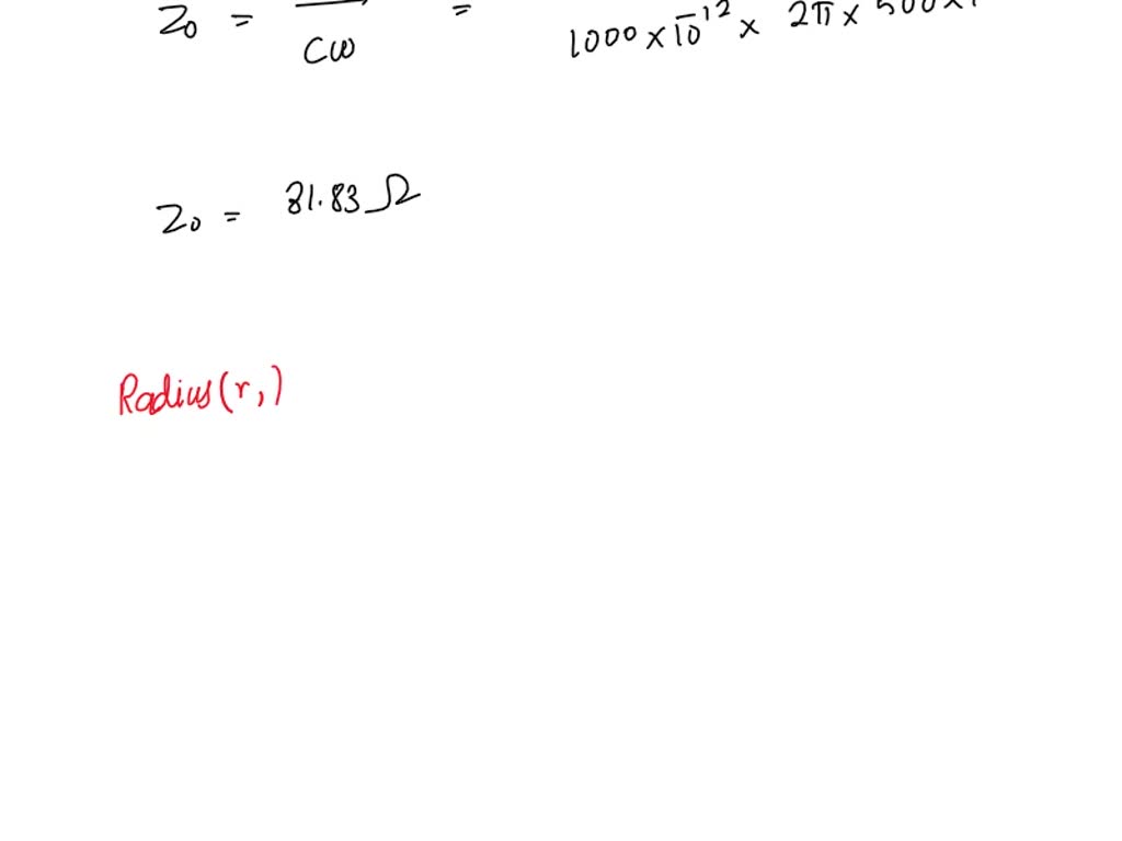 SOLVED: A coaxial cylindrical capacitor is to be designed with an ...