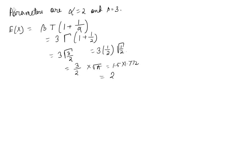 SOLVED: The lifetime X (in hundreds of hours) of a certain type of ...