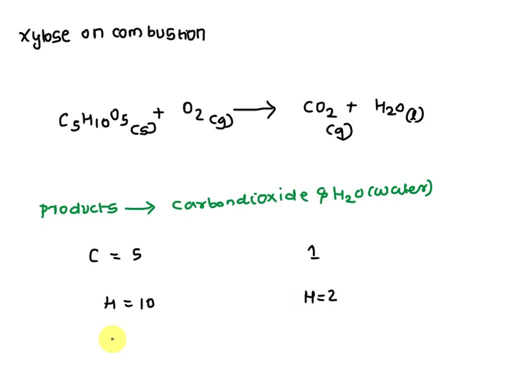 SOLVED Xylose Is A Carbohydrate With The Chemical Formula C5H10O5 a solved-xylose-is-a-carbohydrate-with-the-chemical-formula-c5h10o5-a
