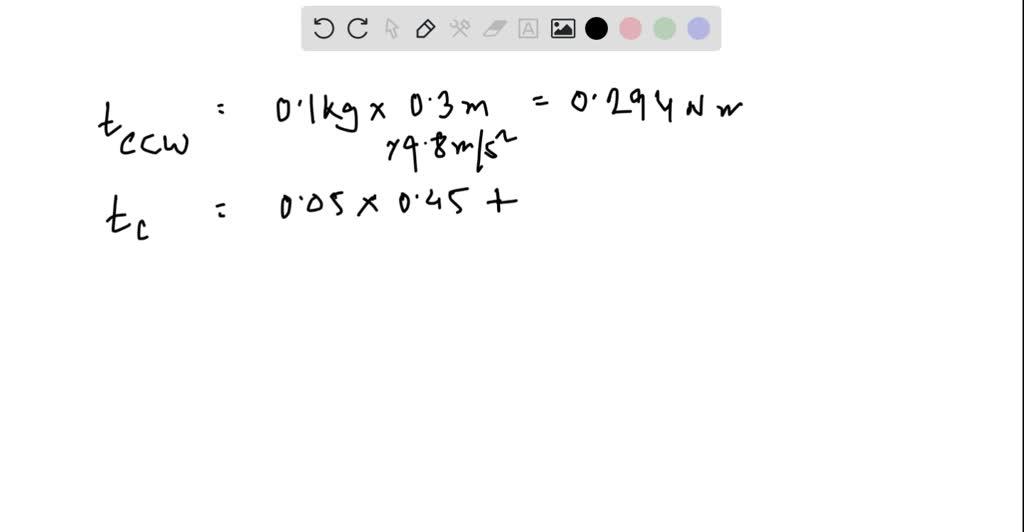 SOLVED: A: Equilibrium with Two Masses. 1. Draw a diagram of your ruler ...