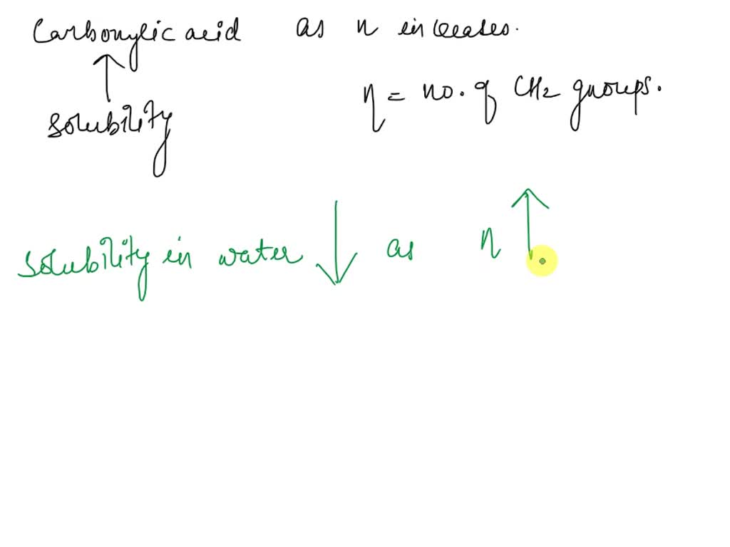 Solved Consider A Series Of Carboxylic Acids Whose General Formula Is