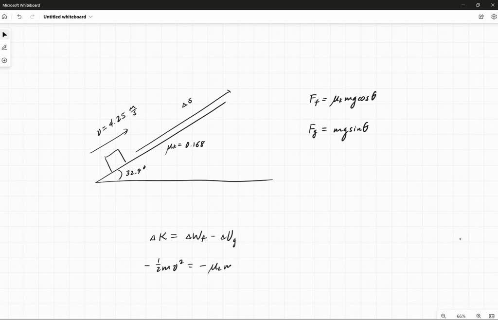SOLVED: A box is sliding up an incline that makes an angle of 32.9Â ...