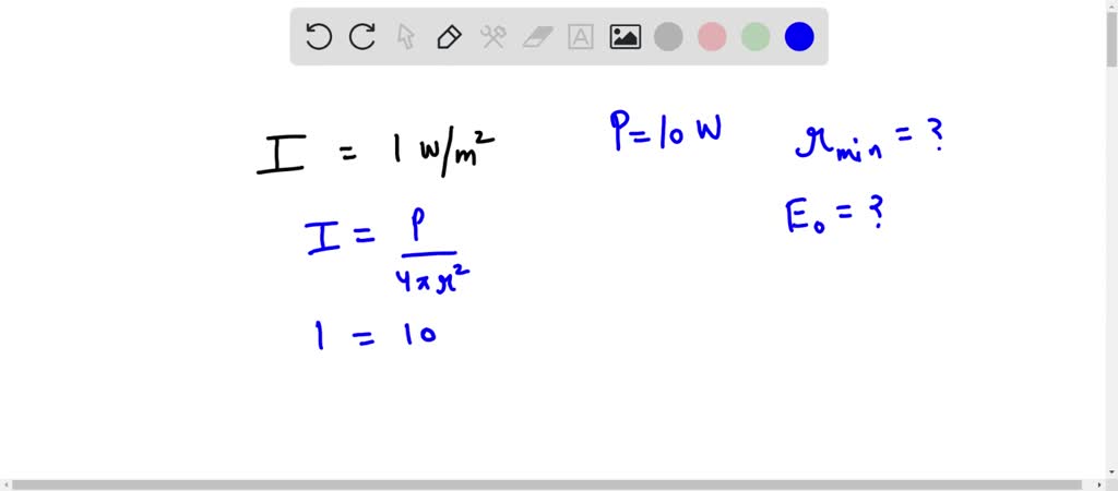 SOLVED: What is the maximum electric field strength Ev at this distance ...