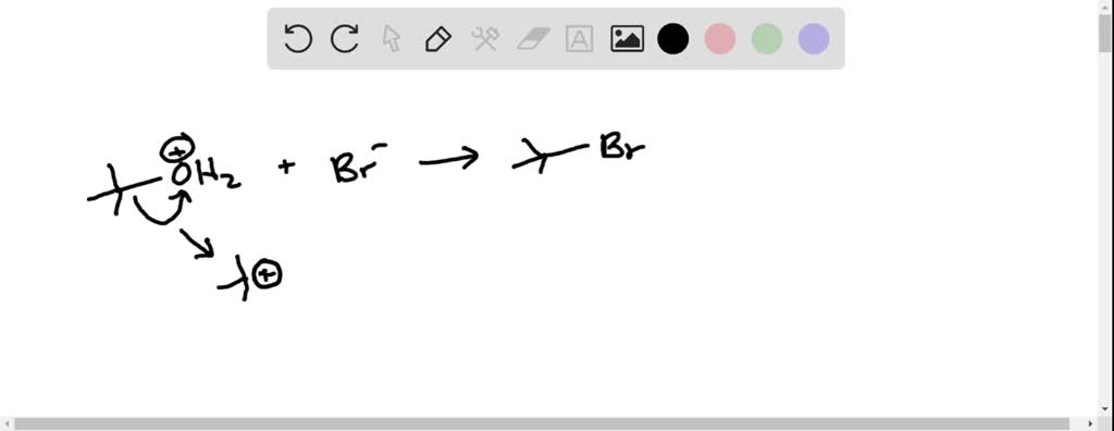 SOLVED: Draw a curved arrow mechanism of the following reaction. Draw the two intermediate ...