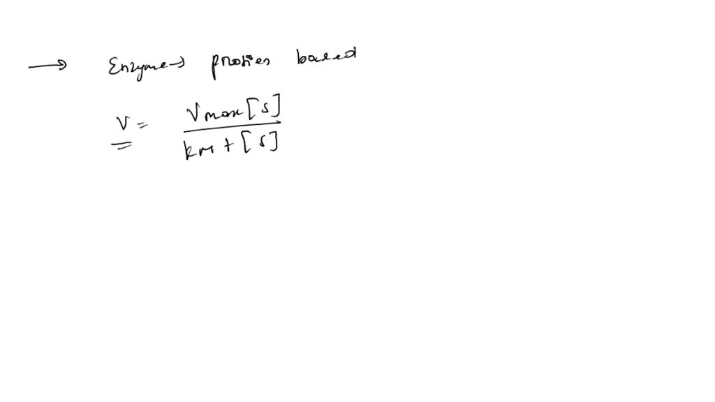 SOLVED: The Michaelis-Menten equation is an expression of the relationship between the initial ...