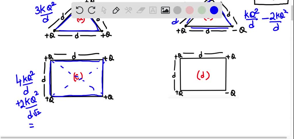 2) Rank in order, from largest to smallest; the electric potentials Va ...