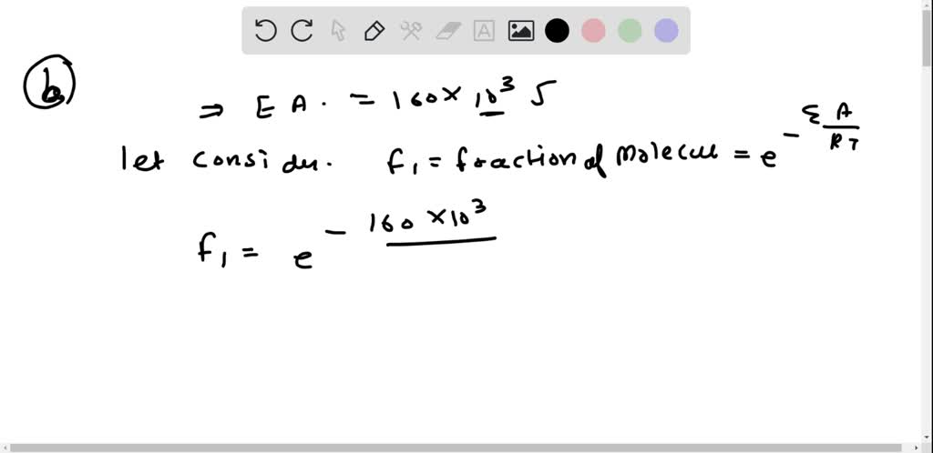 SOLVED: The activation energy for the isomerization of methyl ...