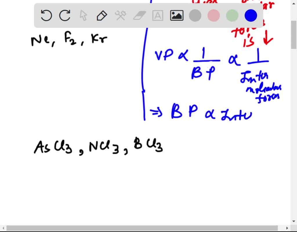 SOLVED: Arrange each set of substances in order of increasing vapor ...