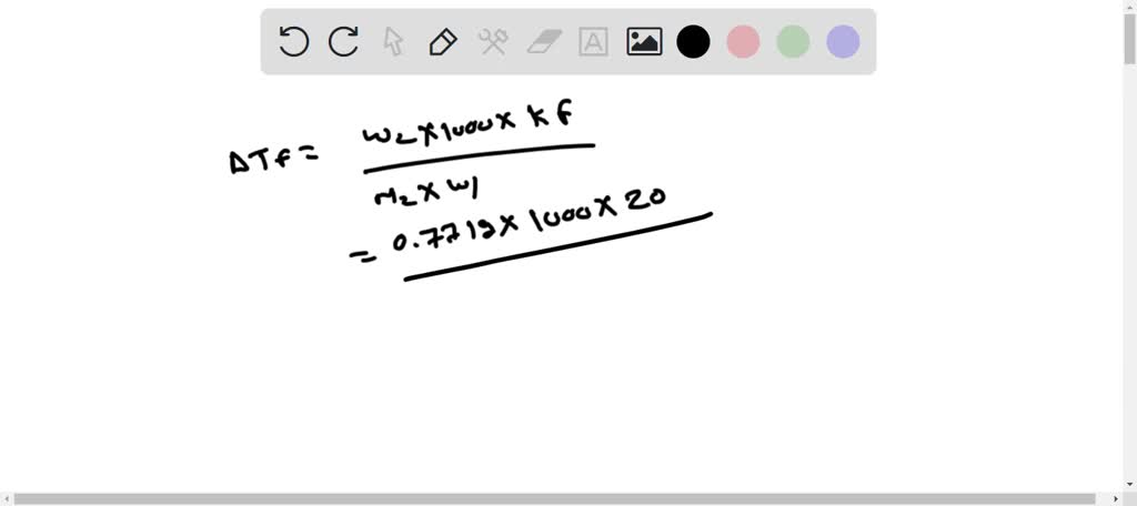 SOLVED: Part A: Cyclohexane has a freezing point of 6.50 .C and a Kf of ...