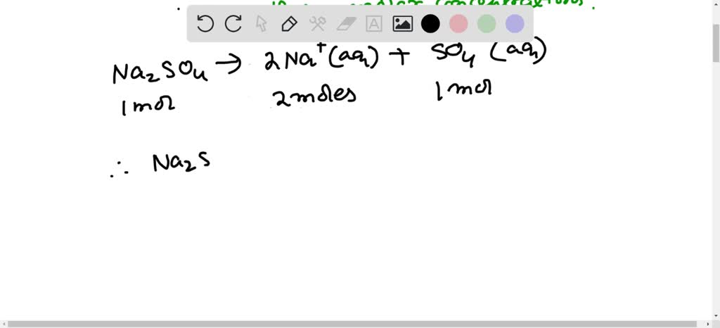 SOLVED: List all of the major solute species and their molar ...