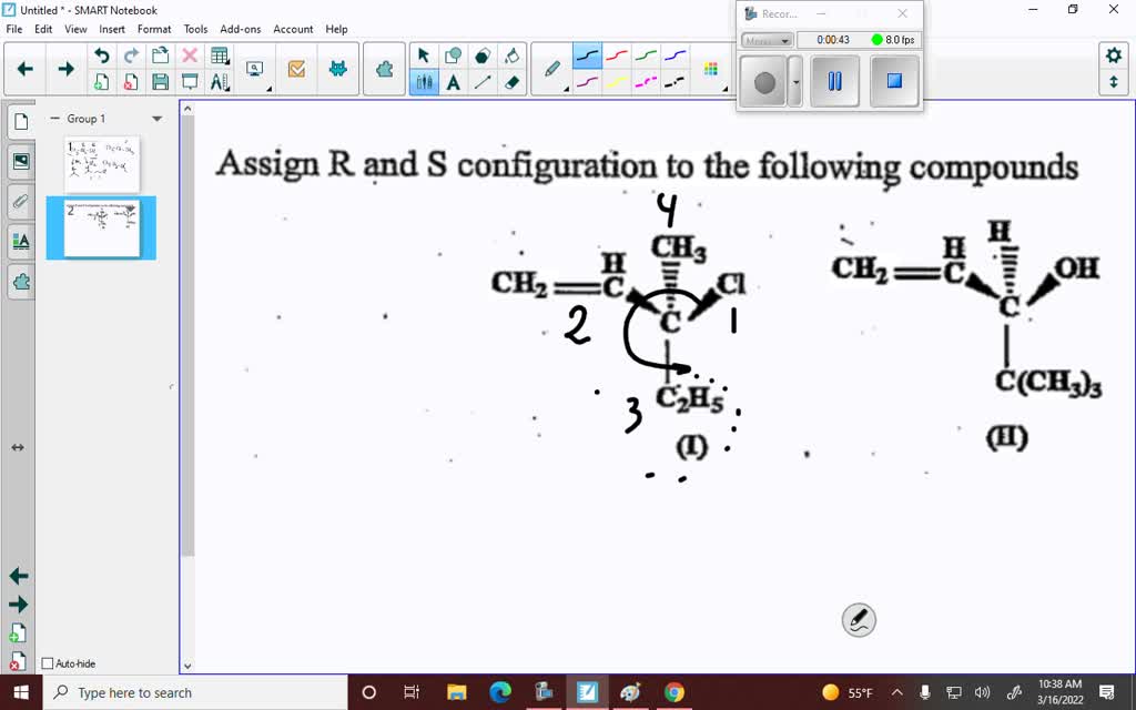 SOLVED: Assign R and S configuration to the following compounds (I) (II) SOLVED: Assign R and S configuration to the following compounds (I) (II)