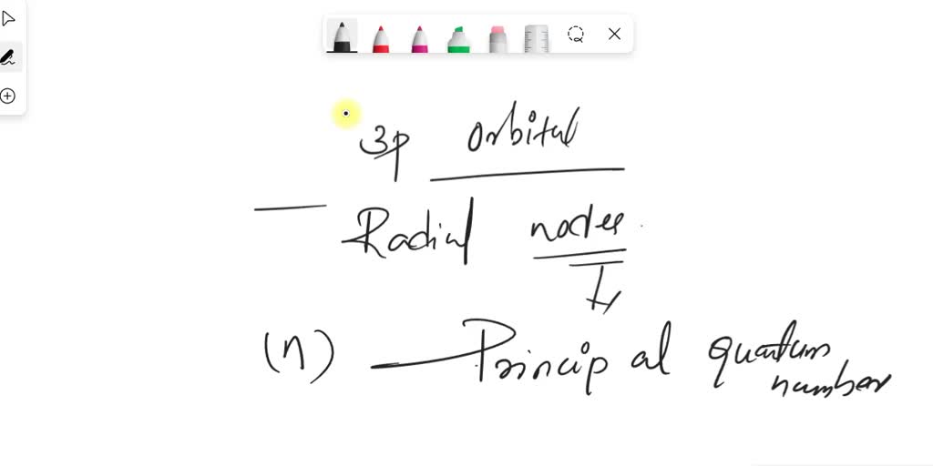 SOLVED: How to find 3p orbital radial nodes?