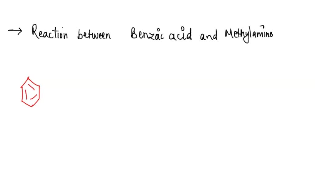 The amide formed in the reaction of benzoic acid and ethanamine is ...