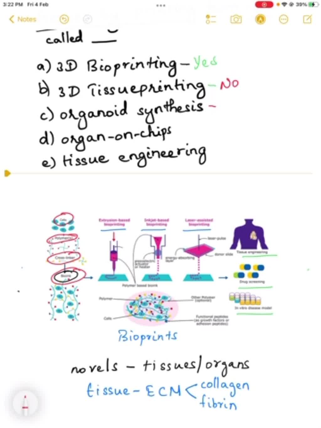 SOLVED: Can we use 3D printing in bioengineering for medical purposes ...