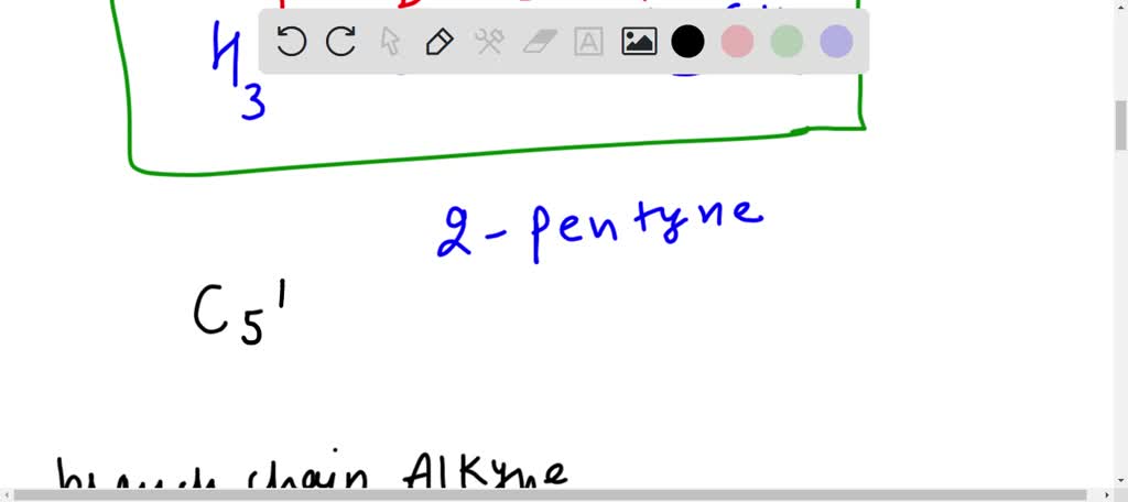 SOLVED: Draw structures for the three alkynes having molecular formula ...