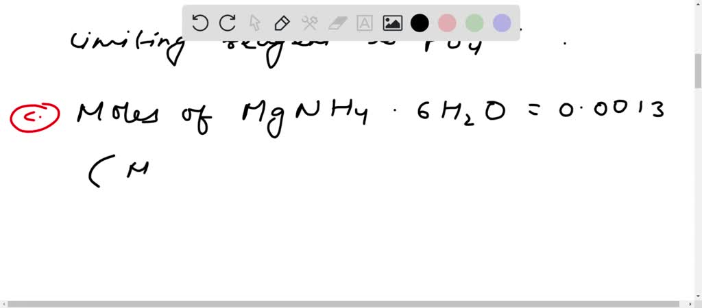 SOLVED: Phosphate (PO43-) in wastewater can be recovered as struvite ...