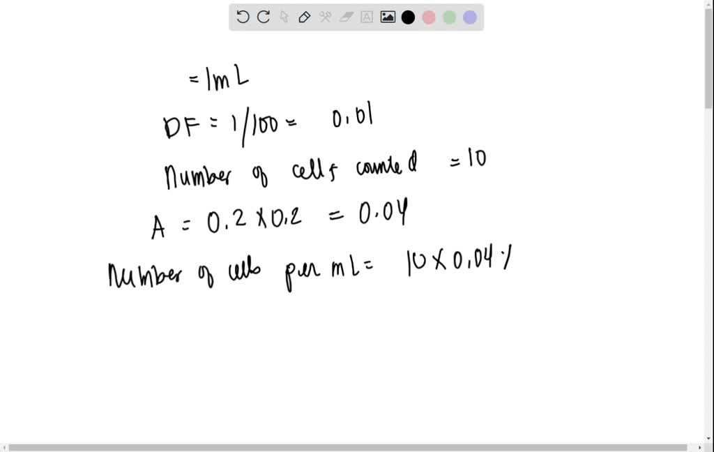 VIDEO solution: You are using a Petroff-Hausser counting chamber that ...