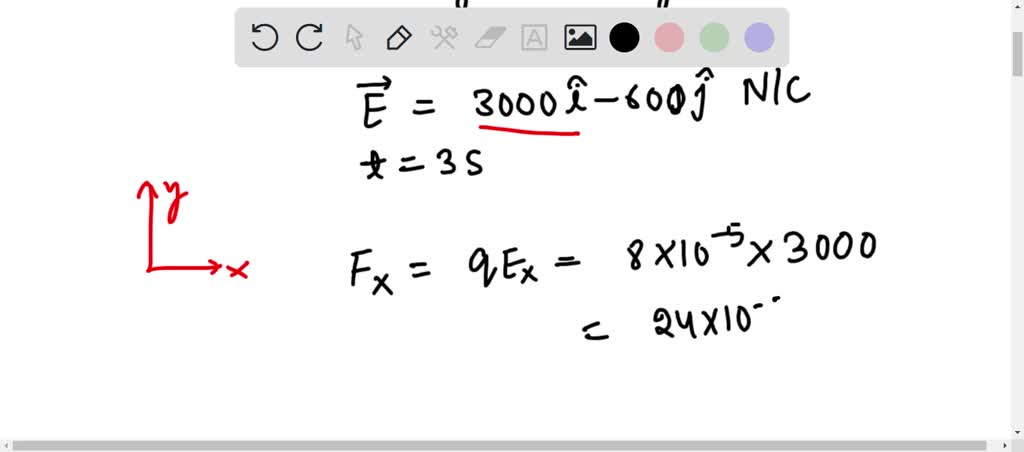 SOLVED: A 10.0 g block with a charge of +8.00×10?5C is placed in an electric field E=(3000i ...
