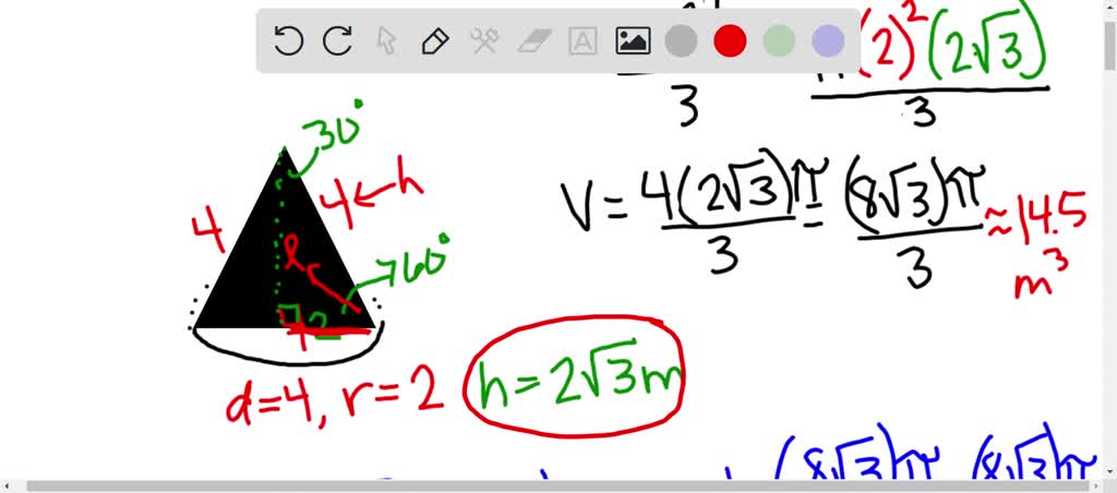 SOLVED: A tank with a cross-sectional shape of an equilateral triangle has dimensions of 4 m on ...