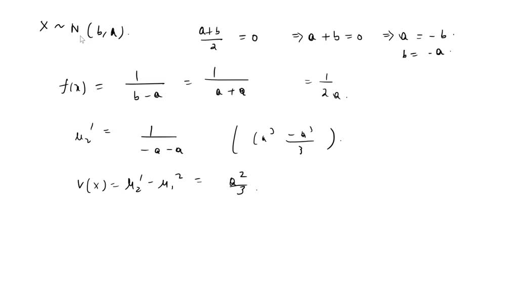 SOLVED: ๐is a zero mean continuous uniform random variable with a ... SOLVED: ๐is a zero mean continuous uniform random variable with a ...