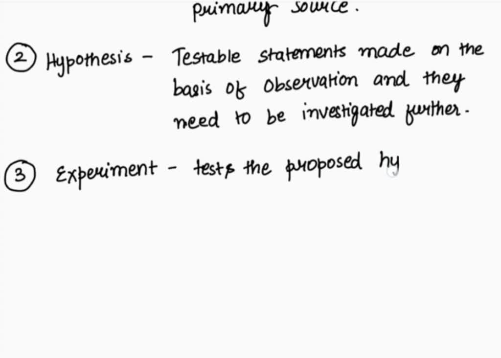 SOLVED: Which answer choice lists the steps of the scientific method in ...