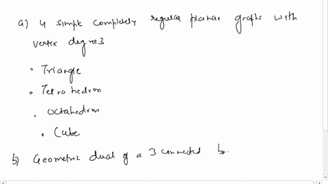 Problem 1: (a) Is the following graph planar? (b) Is the...