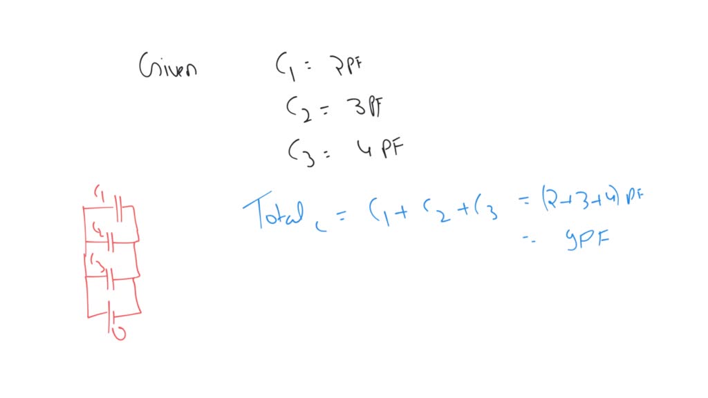 Solved 3 Consider The Combination Of Capacitors Shown In The Diagram
