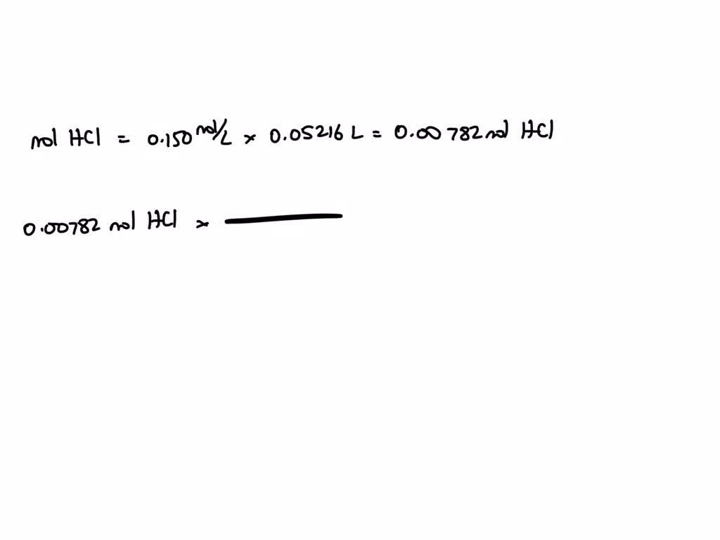 SOLVED: A 41.52 mL sample of a 0.1250 M acid reacts with an excess of Na2CO3 to form 150.0 mL ...