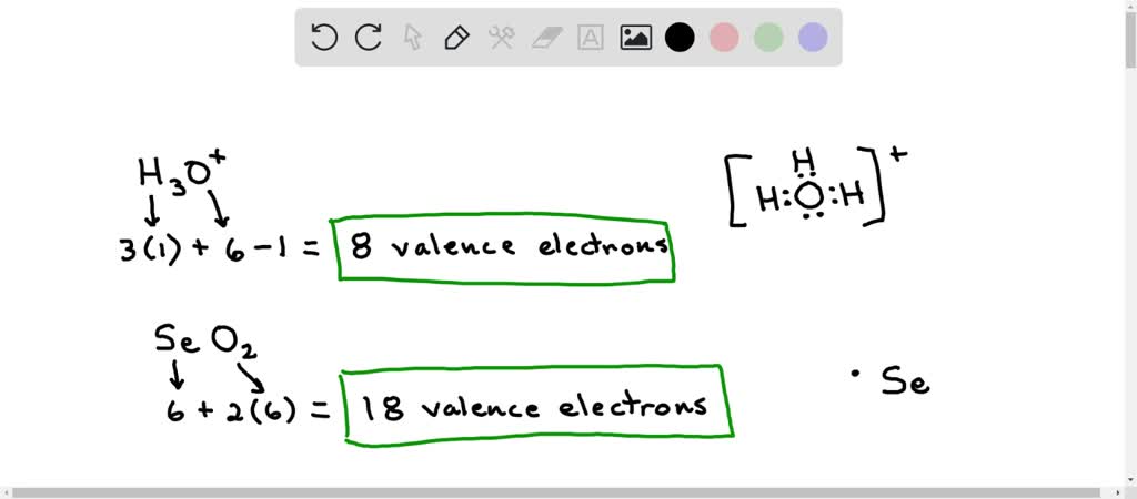 SOLVED: Valence Electrons and Lewis Diagrams What is the total number of valence electrons ...