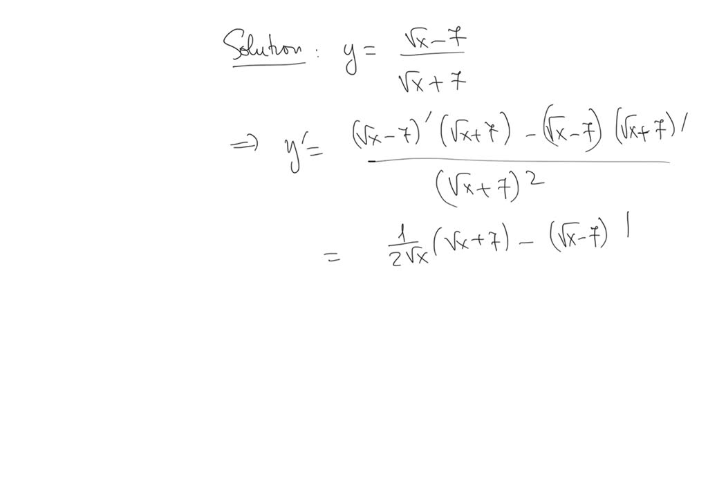 SOLVED: For what point on the curve of y equals 5 x squared minus 7 x ...