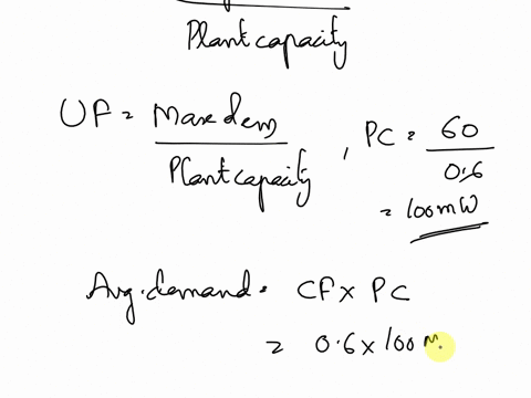 from a load duration curve the following data are available the maximum ...