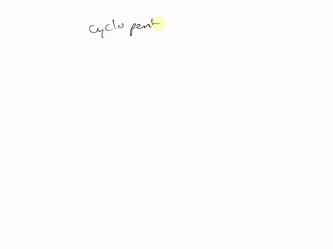 Whats the condensed formula for cyclopentane 30809