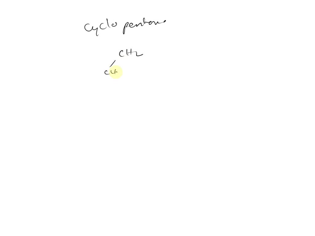 SOLVED: What's the condensed formula for "Cyclopentane"?