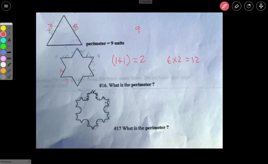 SOLVED: A really interesting characteristic of the Koch Snowflake is ...