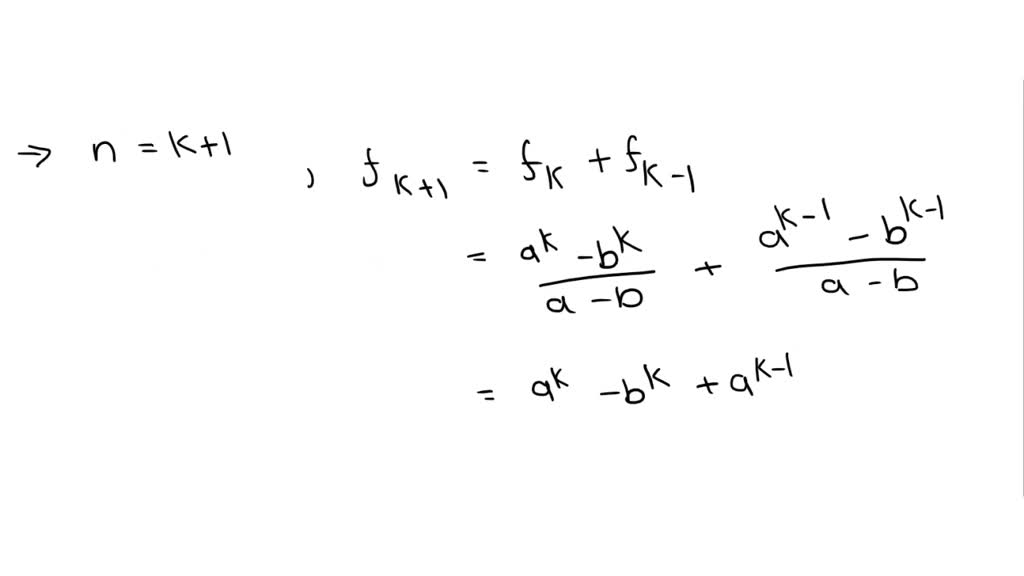 SOLVED: The Fibonacci sequence, 1, 2, 3, 5, 8, 13, is given by the recursive formula Fn+1 = Fn ...