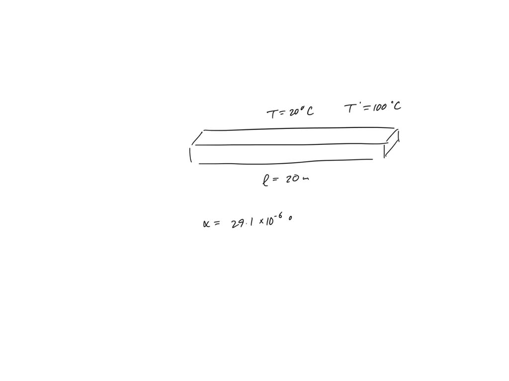 SOLVED: A lead vat is 20 m long at room temperature (20°C). How much ...