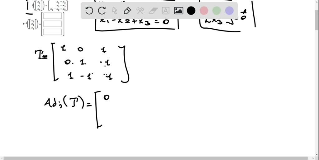 SOLVED: Determine the given linear transformation of Tis invertible and ...
