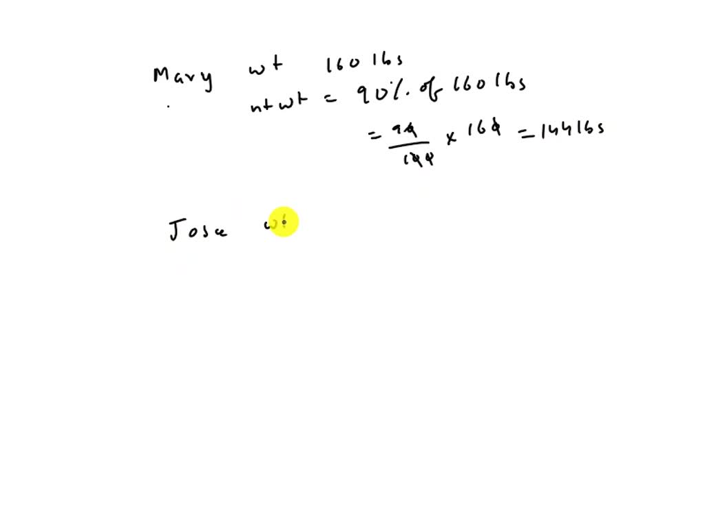 SOLVED: A researcher has shown that diabetic patients who lose 10% of ...