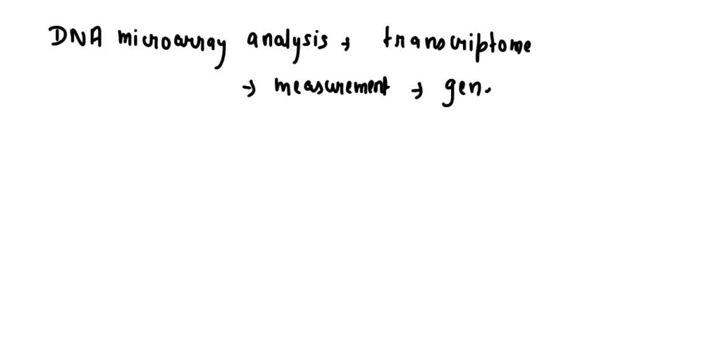 SOLVED: Techniques that have been used study the transcriptome in cells include: (Select all ...
