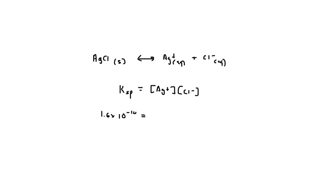 SOLVED: Calculate the solubility of AgCl in water at 25Â°C. You'll find ...