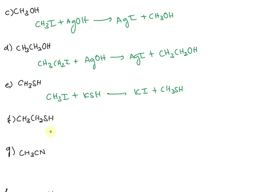SOLVED: With methyl, ethyl, or cyclopentyl halides as your organic ...