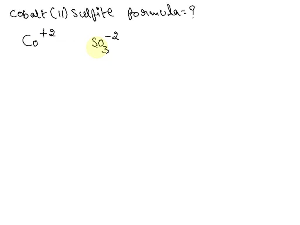 SOLVED: the formula for solid Cobalt II chloride is CoCl2 6H2O. what is ...